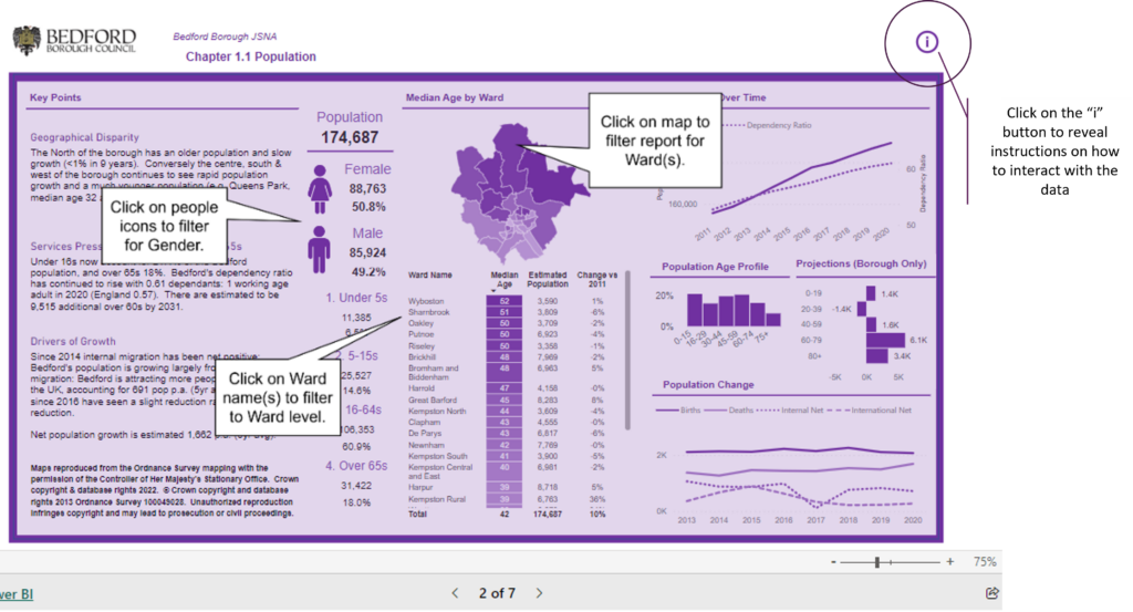 Demographics Dashboard | Bedford JSNA