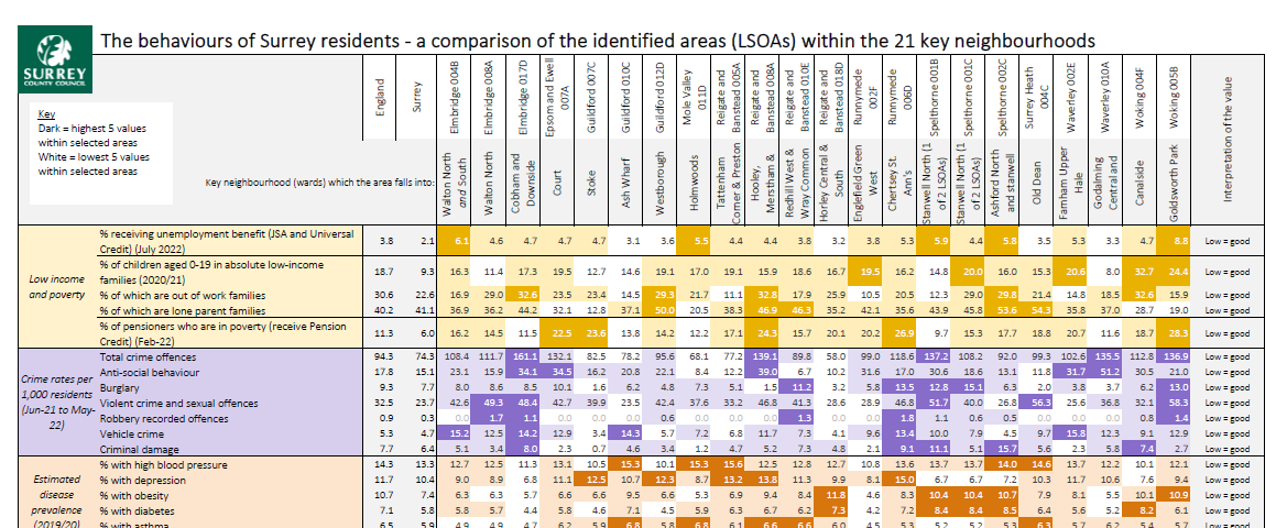 Key Neighbourhoods – Surrey-i