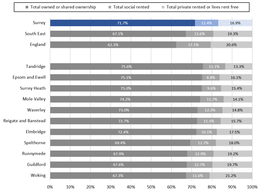 2021 Census: Housing | Surrey-i