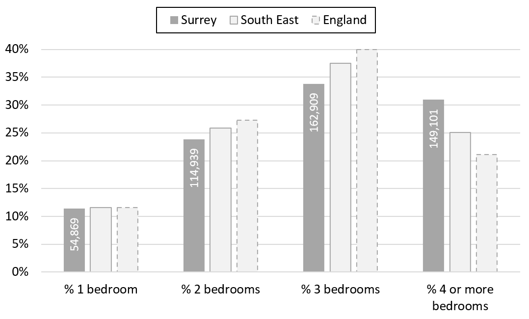 2021 Census: Housing | Surrey-i